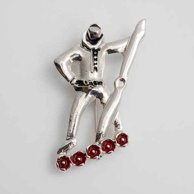 Poppy Airman Remembrance Brooch – NAAFI Shop